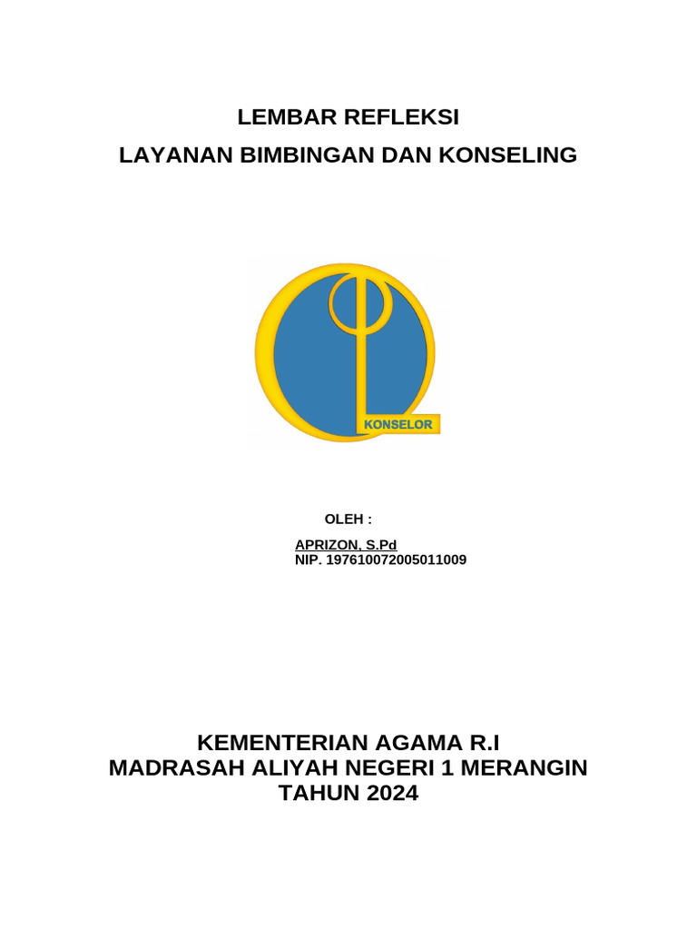 REFLEKSI BK 2024 - Copy | PDF