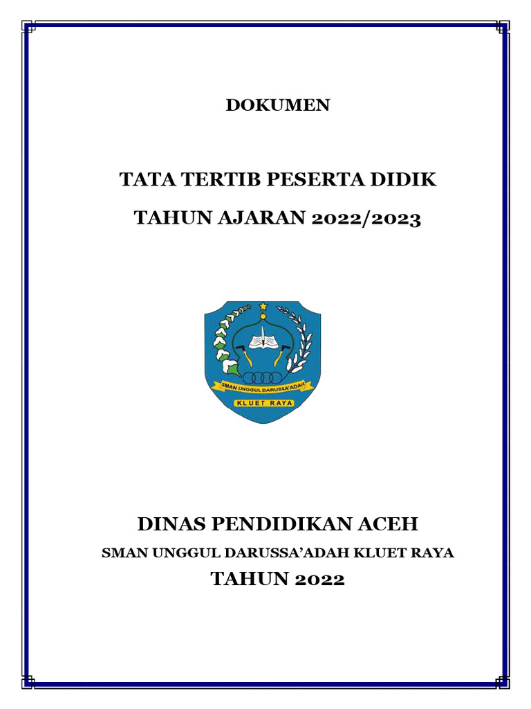 Tata Tertib | PDF