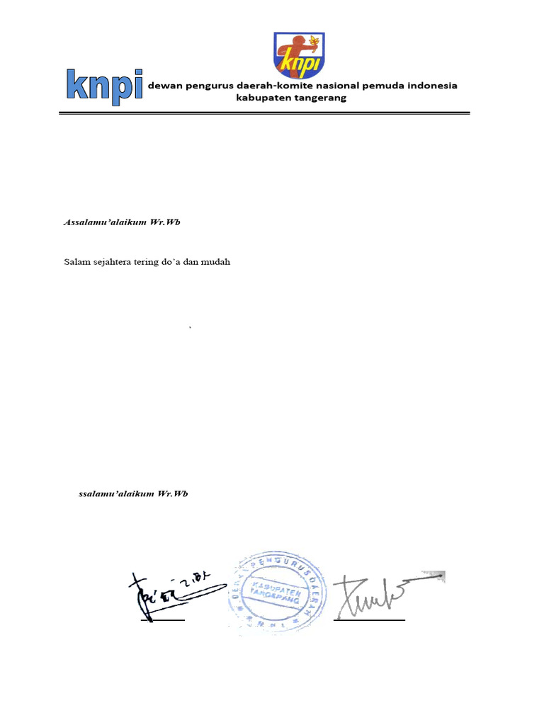 Undangan DPK-2 | PDF