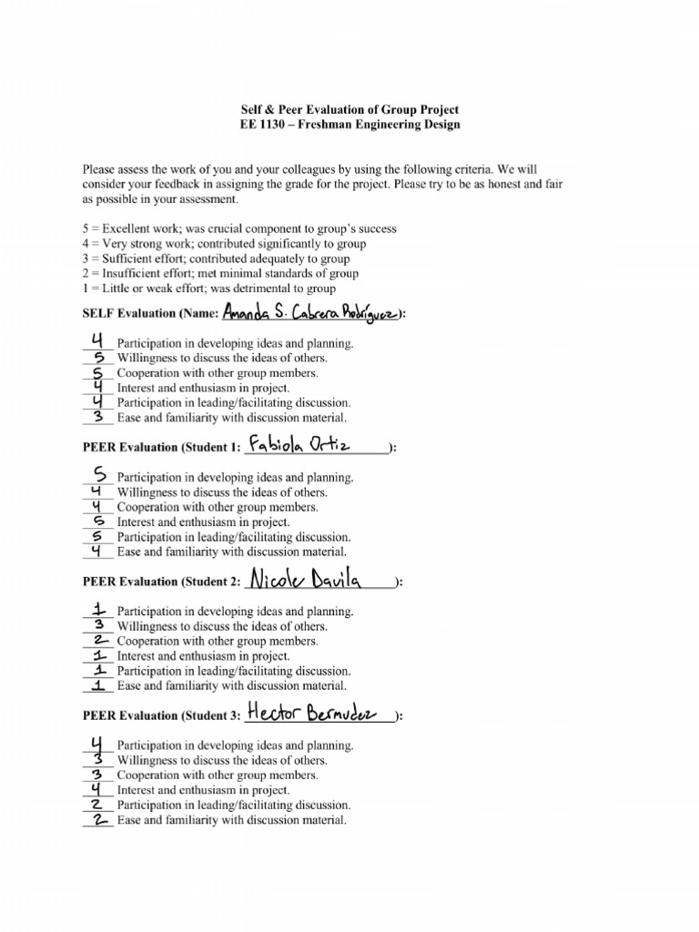 Evaluaciones Proyecto2 | PDF