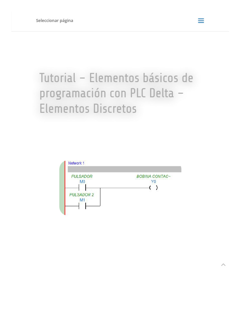 PLC - Elementos Discretos | PDF