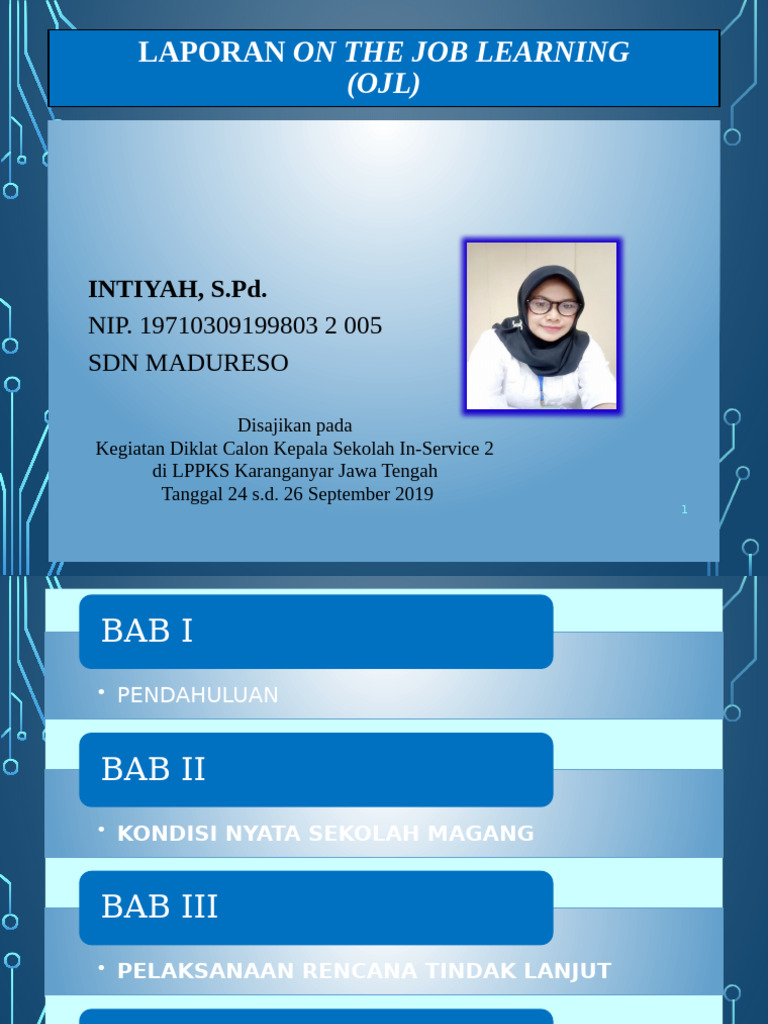 Presentasi OJL | PDF