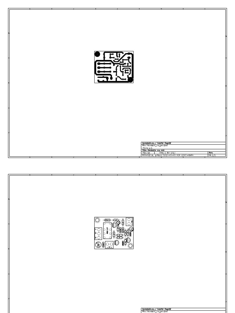 Biestable Con Rele PCB | PDF