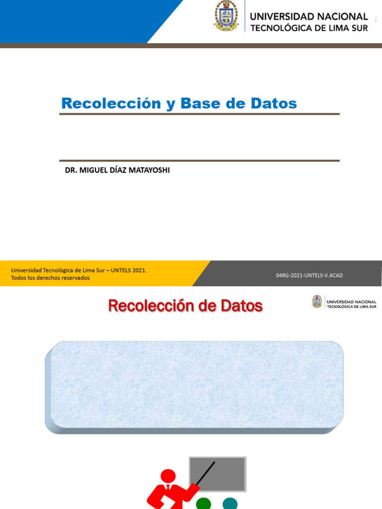 Recolecciony Basede Datos | PDF