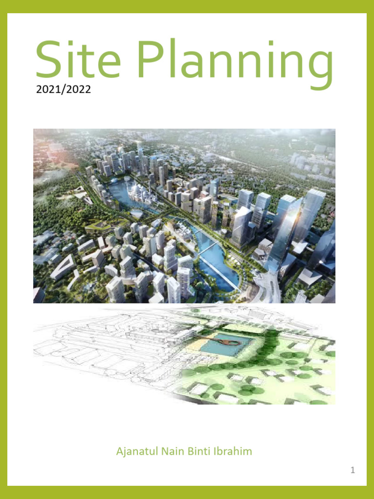 TEXTBOOK SITE PLANNING FIRST EDITION (Ebook Version) | PDF