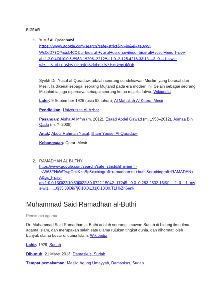 Biografi 4 Tokoh Proposal Tesis Pdf