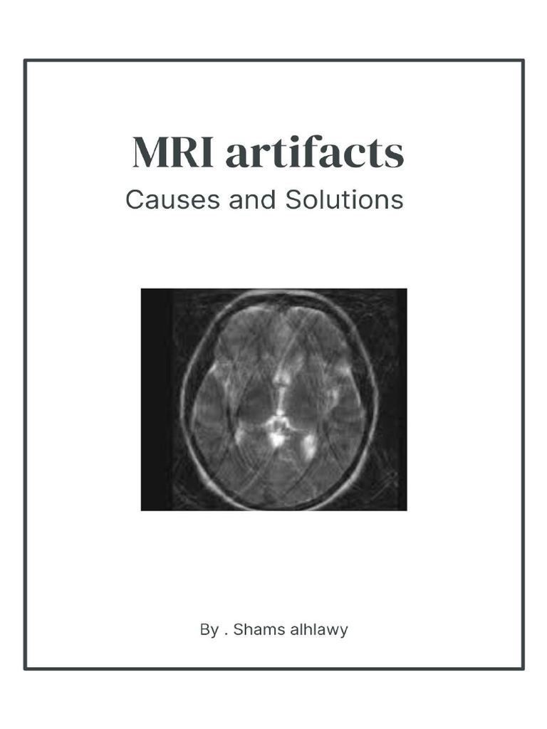MRI Artifact | PDF