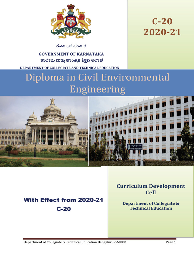 C 20 Civil Env 1 2 Sem | PDF