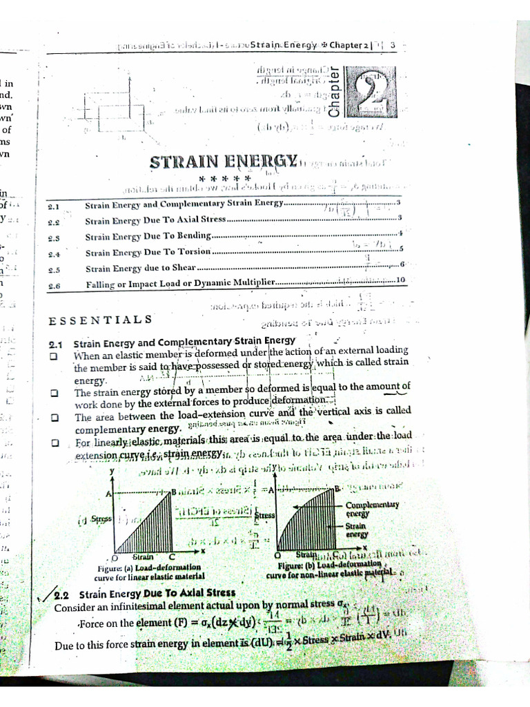 Strain Energy | PDF
