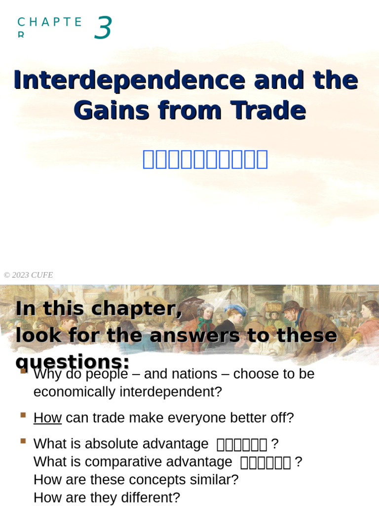 Princ ch03 Presentation | PDF | Comparative Advantage | Business