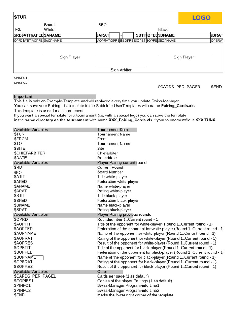 Example1 Pairing Cards | PDF