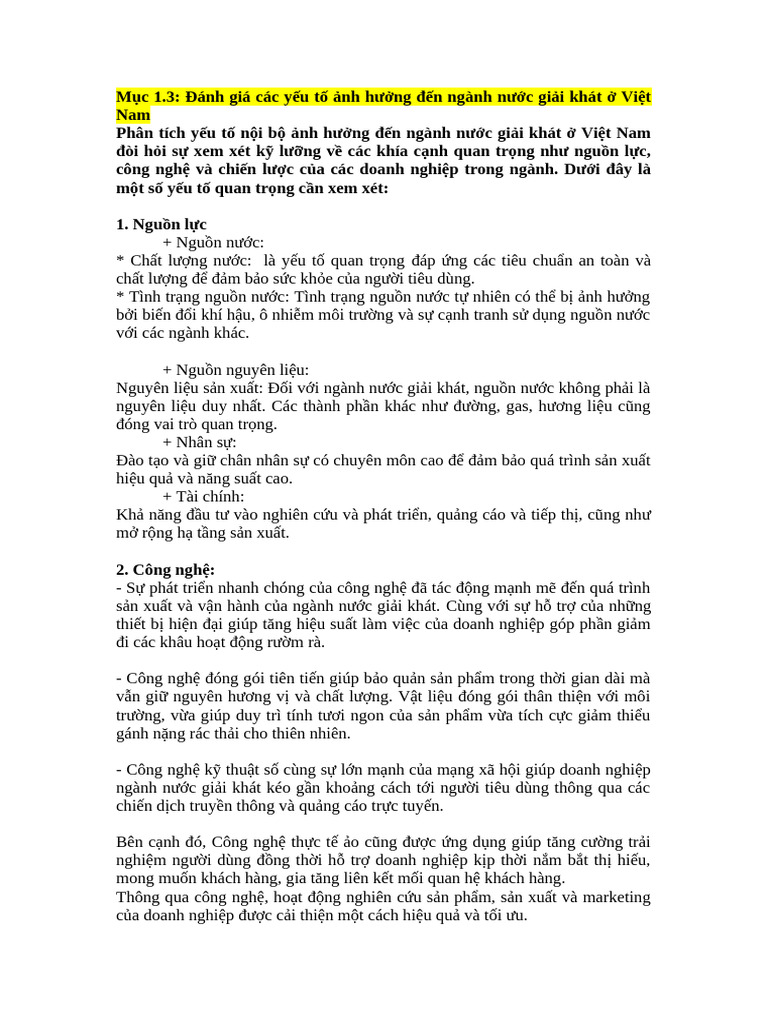 PTDL Nư C Gi I Khát | PDF