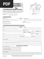 ASQ-3 33 Month Questionnaire | PDF