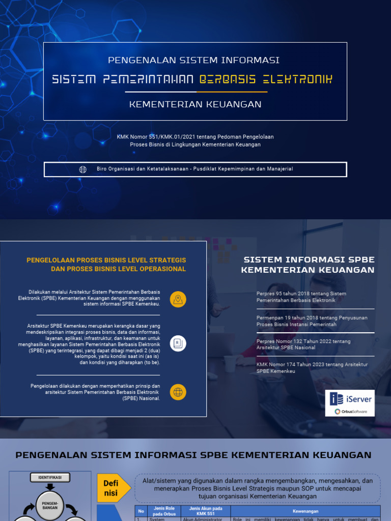 Sistem Informasi Spbe Kemenkeu | PDF