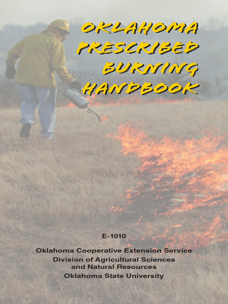 Oklahoma Prescribed Burning Handbook e 1010 | PDF