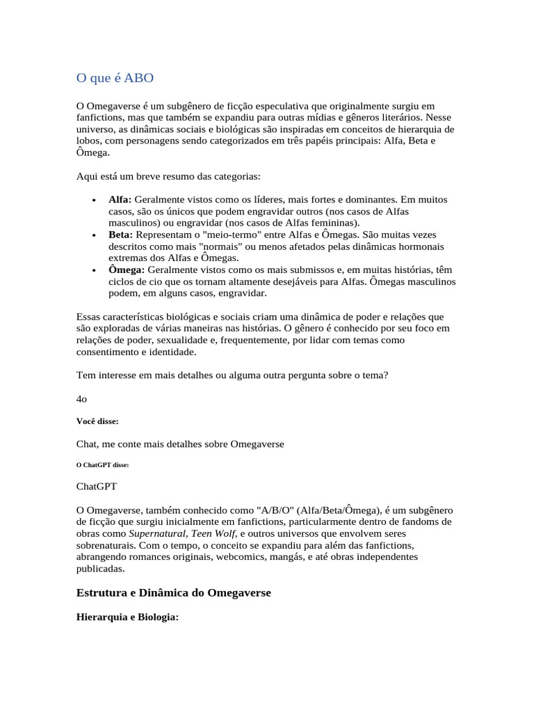 O Que É ABO | PDF
