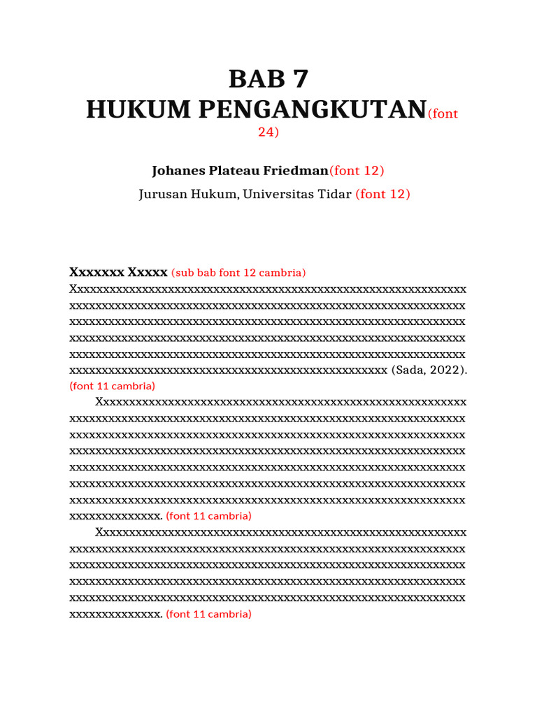 Template BookChapter Hukum Pengangkutan | PDF