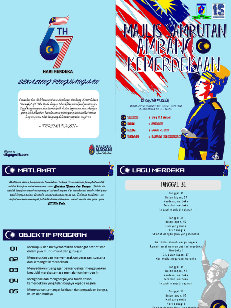 Template Buku Program Merdeka Cikgugrafik 1 | PDF