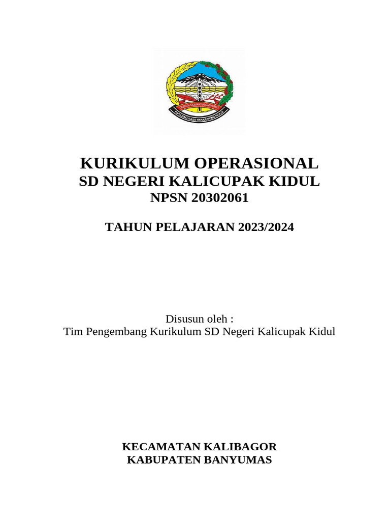 Cover Kosp SDN Kalicupakkidul | PDF
