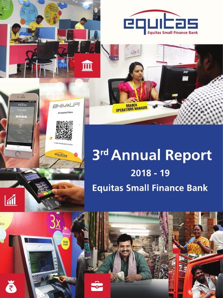 Annual Report Equitas Small Finance Bank Limited FY 2018 19 | PDF