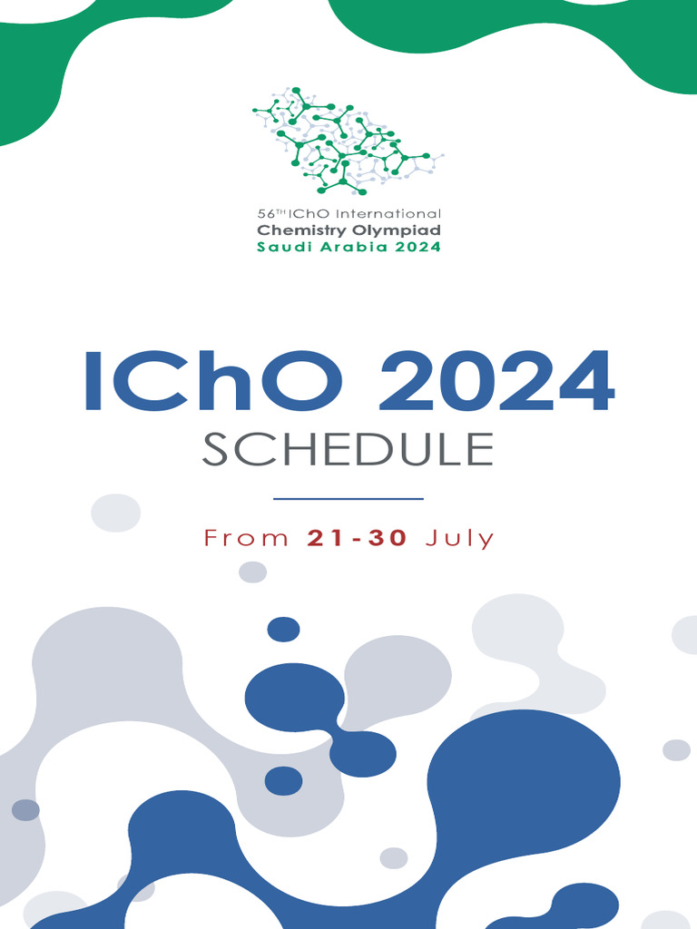 IChO 2024 Schedule1 | PDF