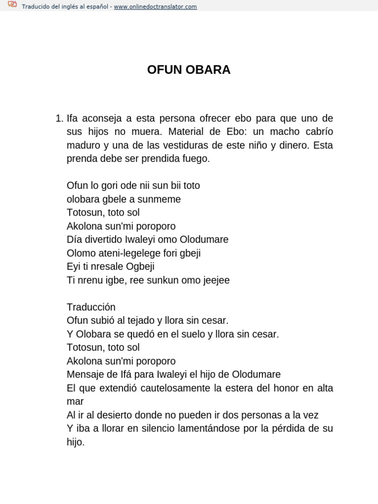 OFUN OBARA - En.es | PDF