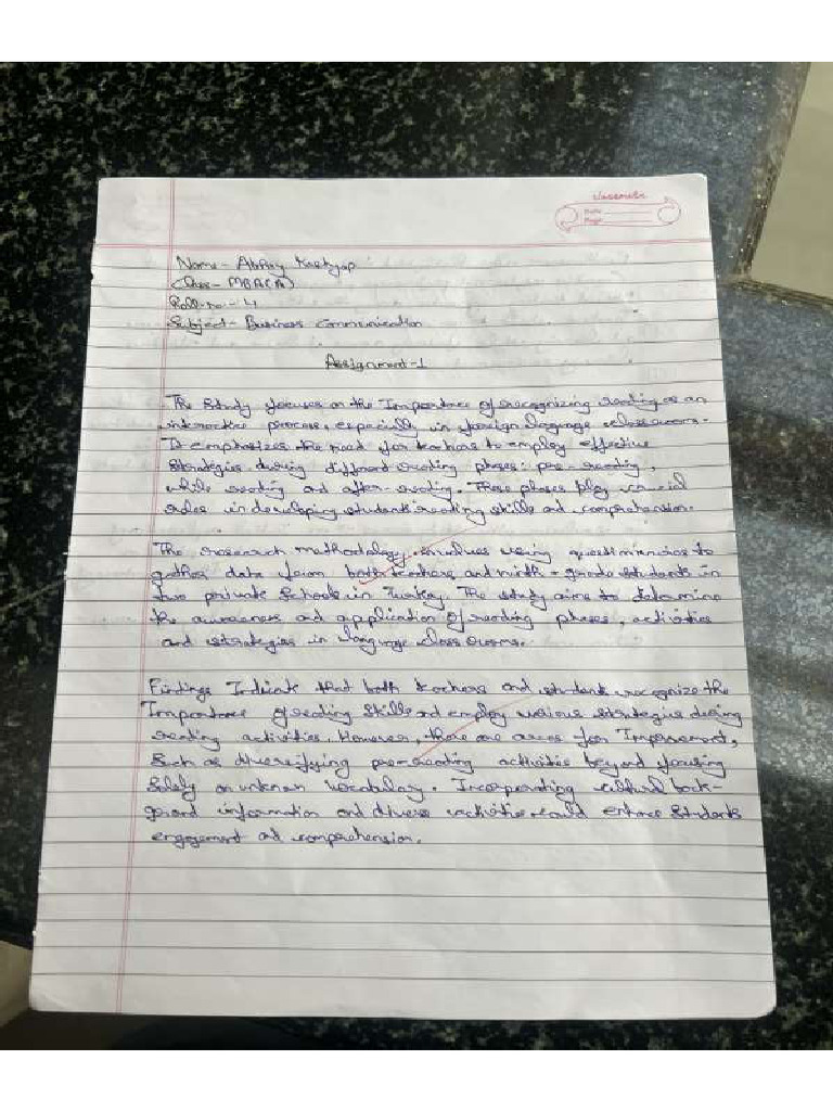 Business Communication Assignment 1 | PDF