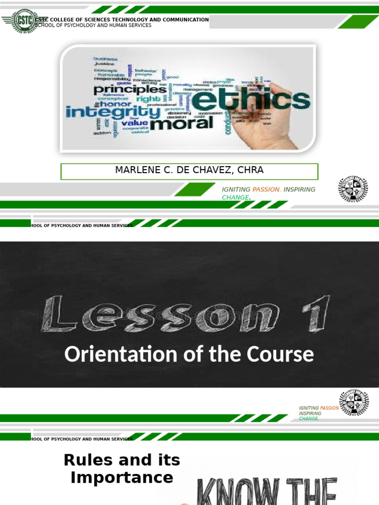 Ethics Lessons | PDF