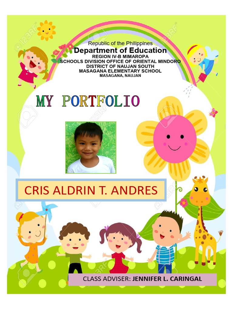 Pupil_s Portfolio Covers Editable Kinder 2023 | PDF