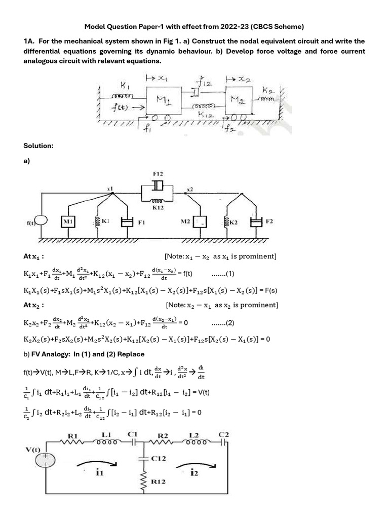 BEC403 MQP Sol | PDF