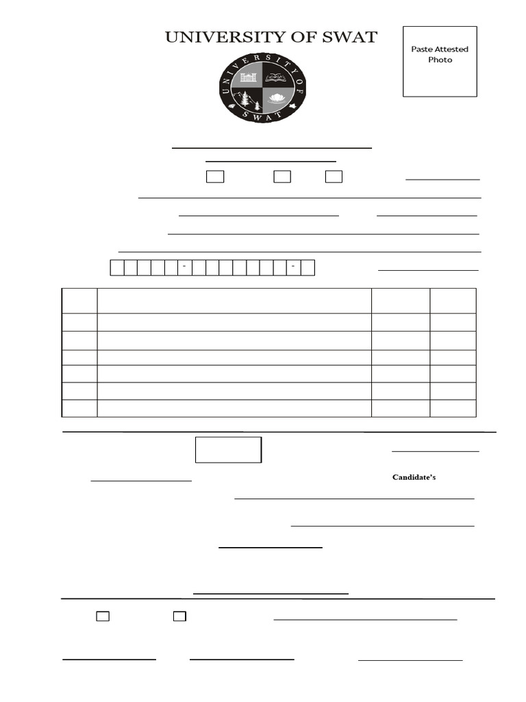 IOG - Sem Exam Form | PDF