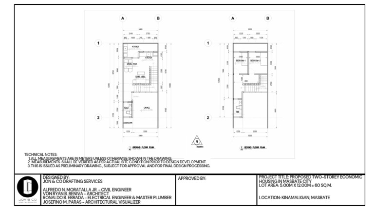 Two Storey Economic Housing Unit Salicia | PDF