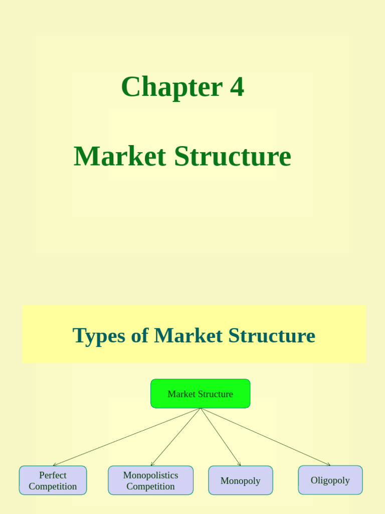 Ch. 4 - Market Structure | PDF