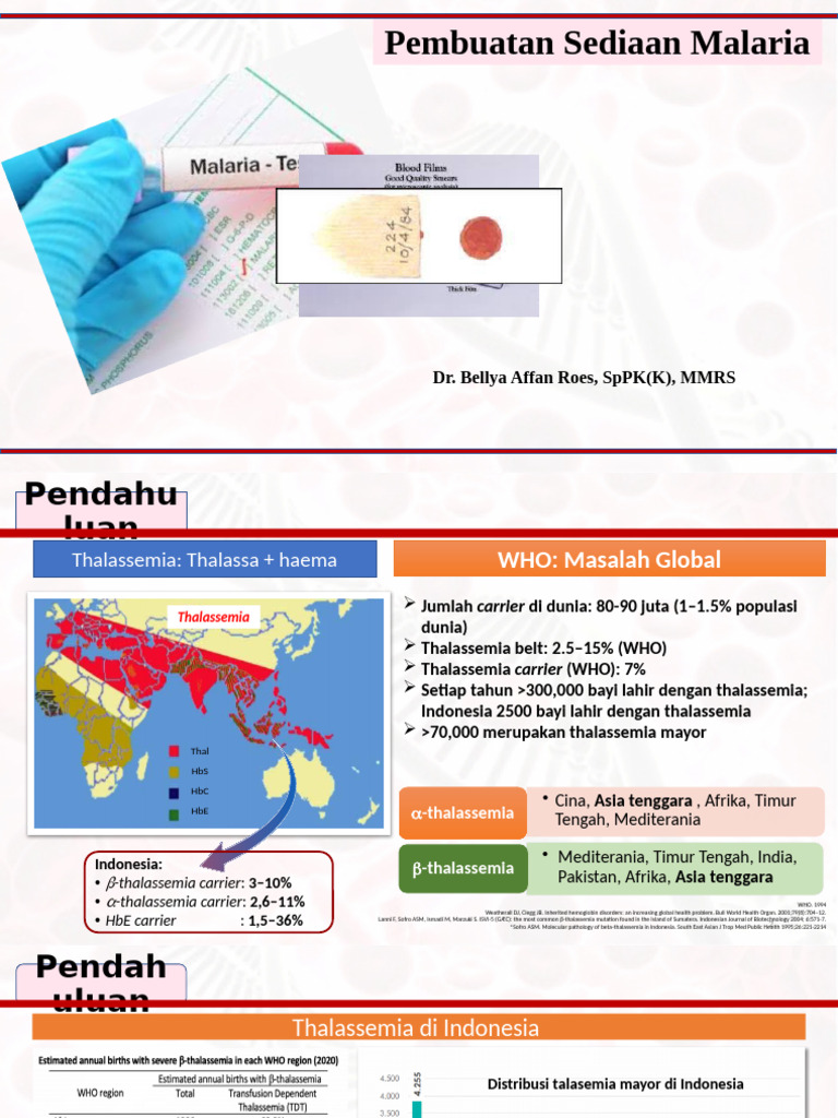 Pelatihan TPK Malaria | PDF