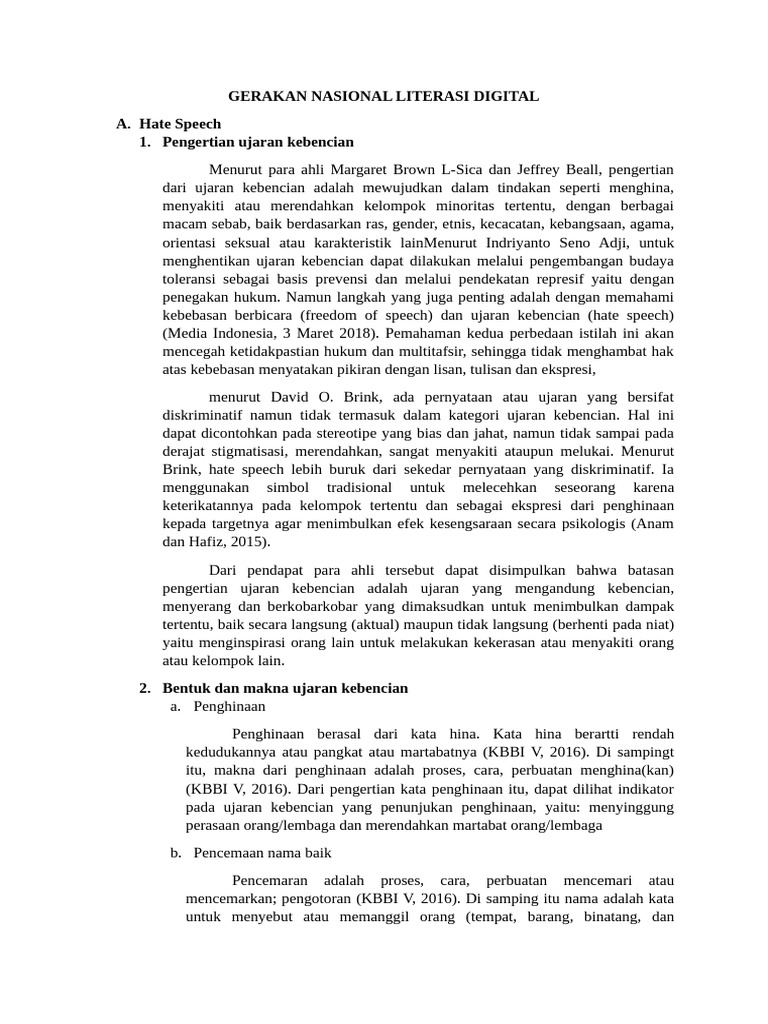 Gerakan Nasional Literasi Digital | PDF