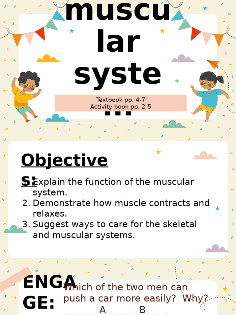 Muscular System Science p4 | PDF