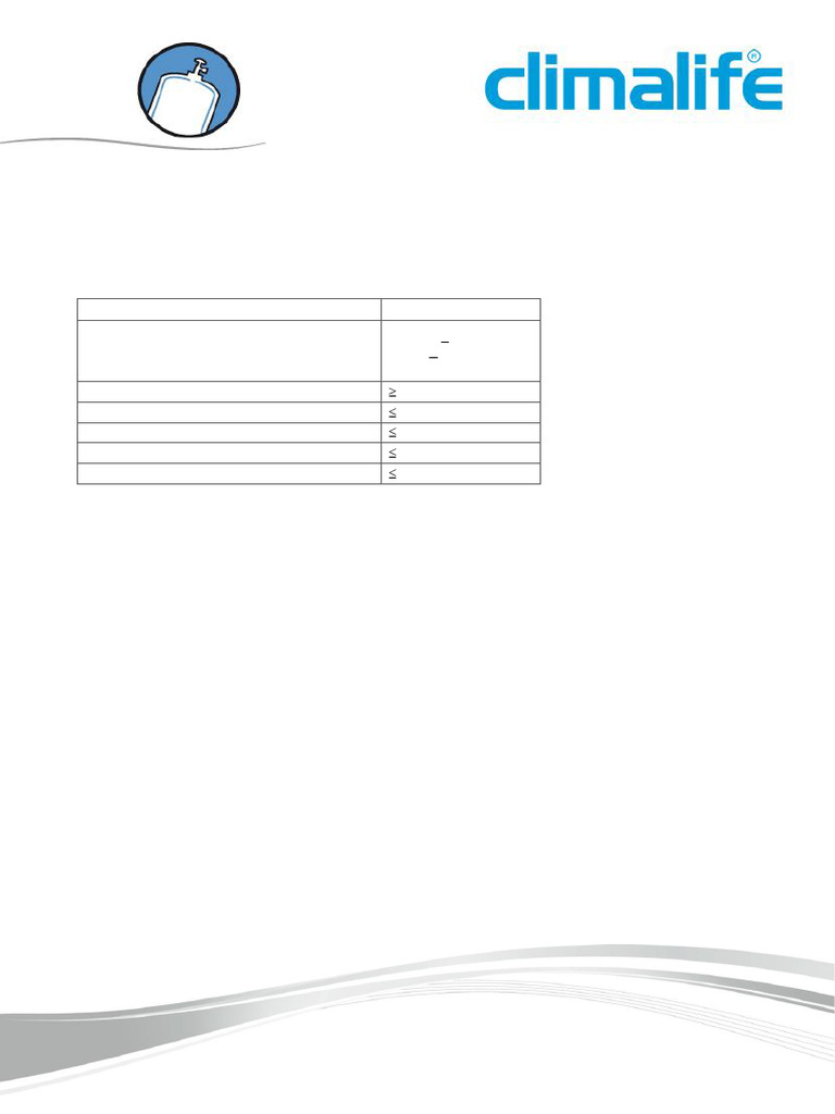 Ficha Técnica Refrigerante R 417A | PDF