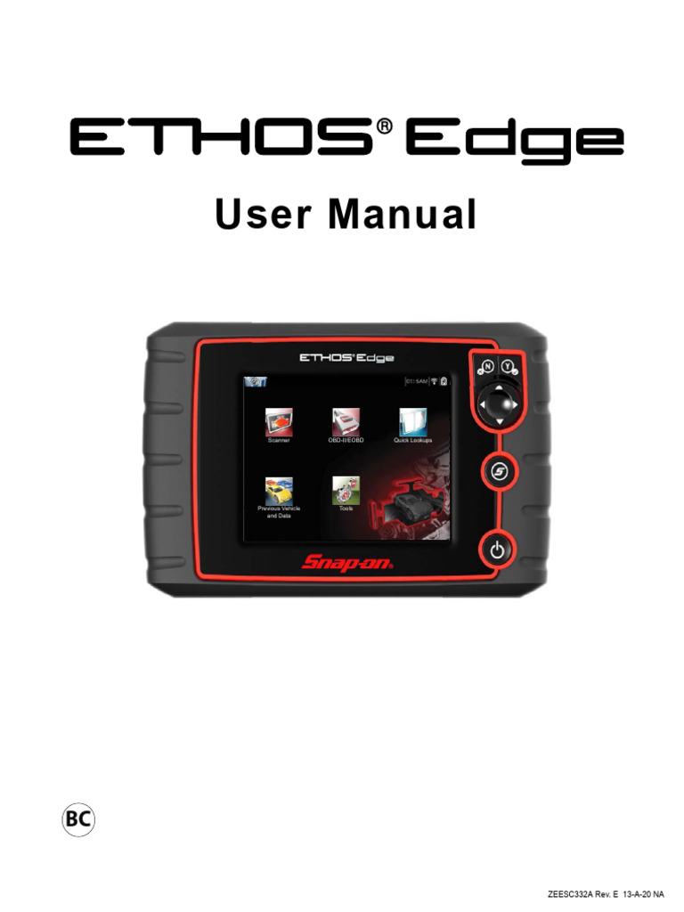 Ethos Edge Na User Manual | PDF