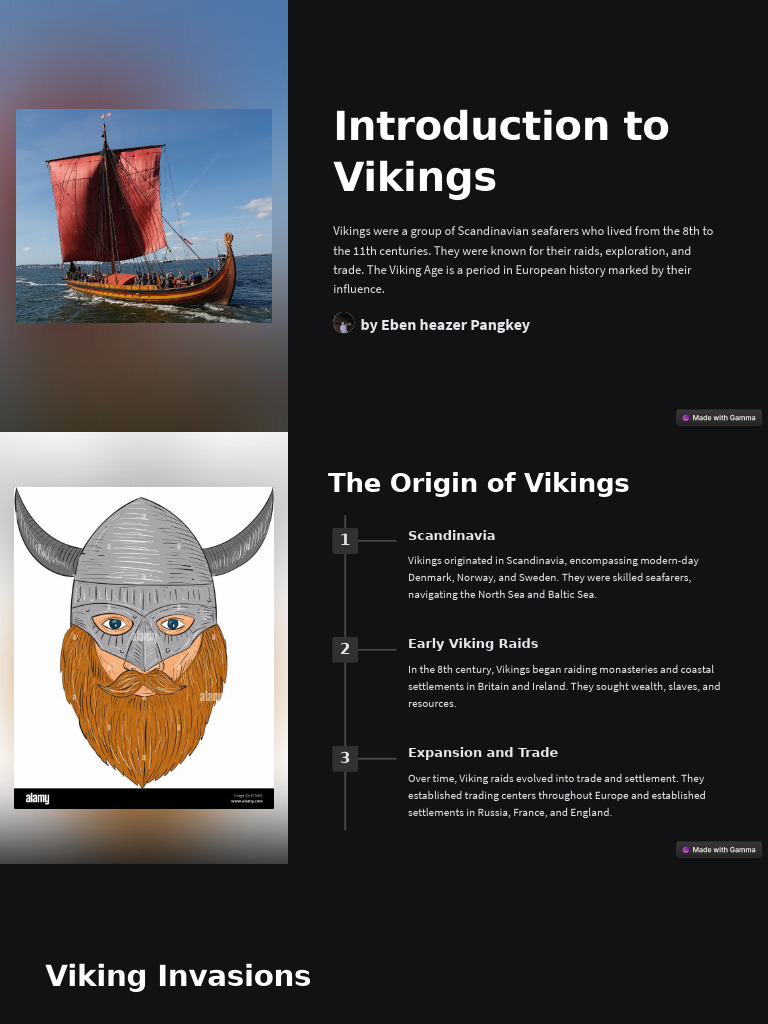 Introduction To Vikings | PDF
