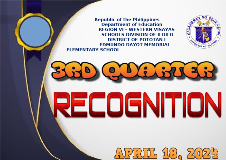 2ND QUARTER RECOGNITION | PDF