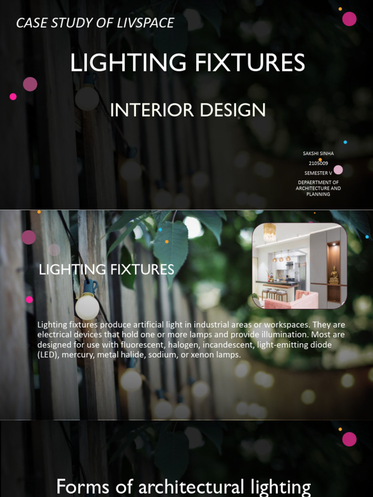 Case Study of Livspace (Lighting Fixtures) .. | PDF | Lighting ...