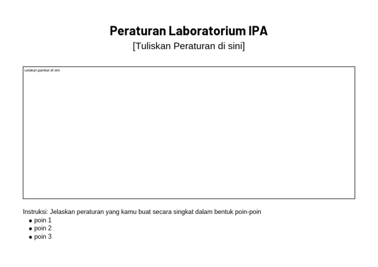 Template Poster Laboratorium IPA | PDF