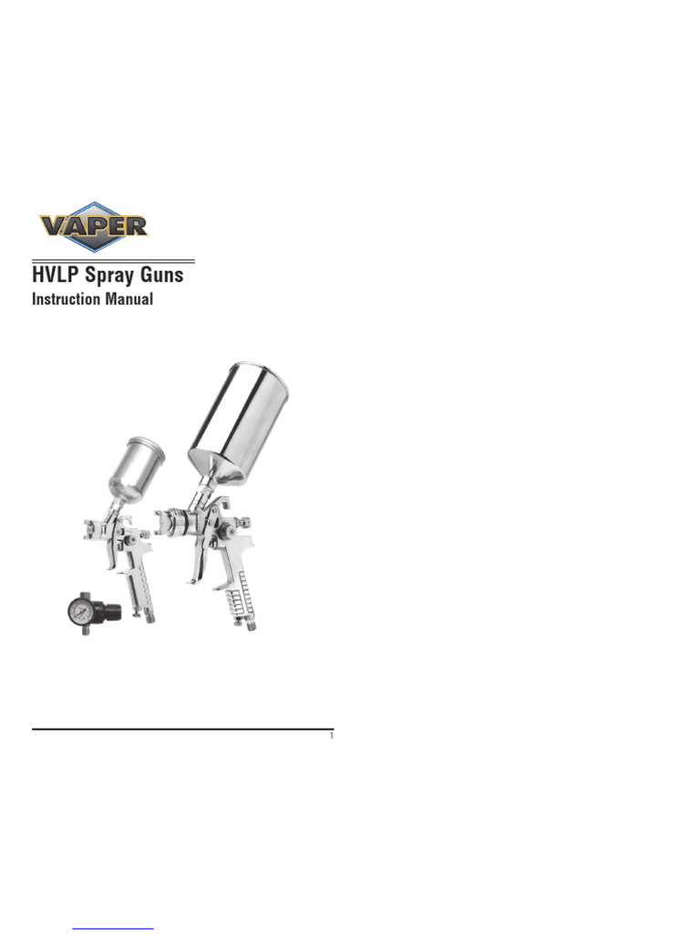 Spray Gun Setup HVLP | PDF