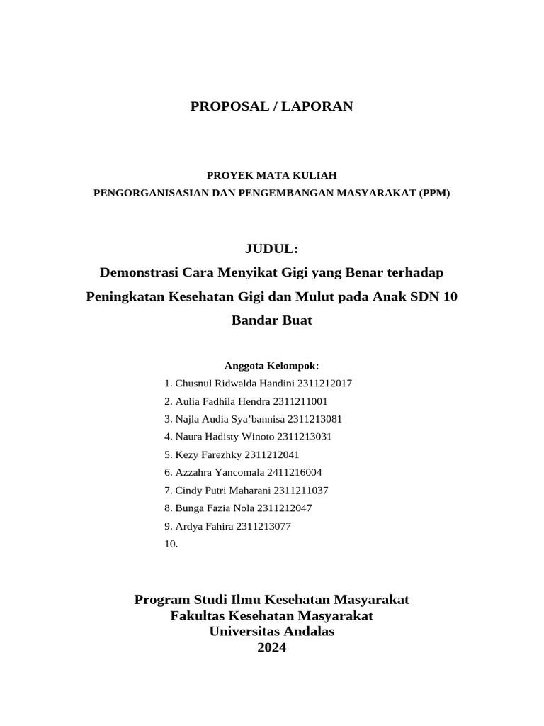 Kel 4 Proposal PPM | PDF | Science & Mathematics