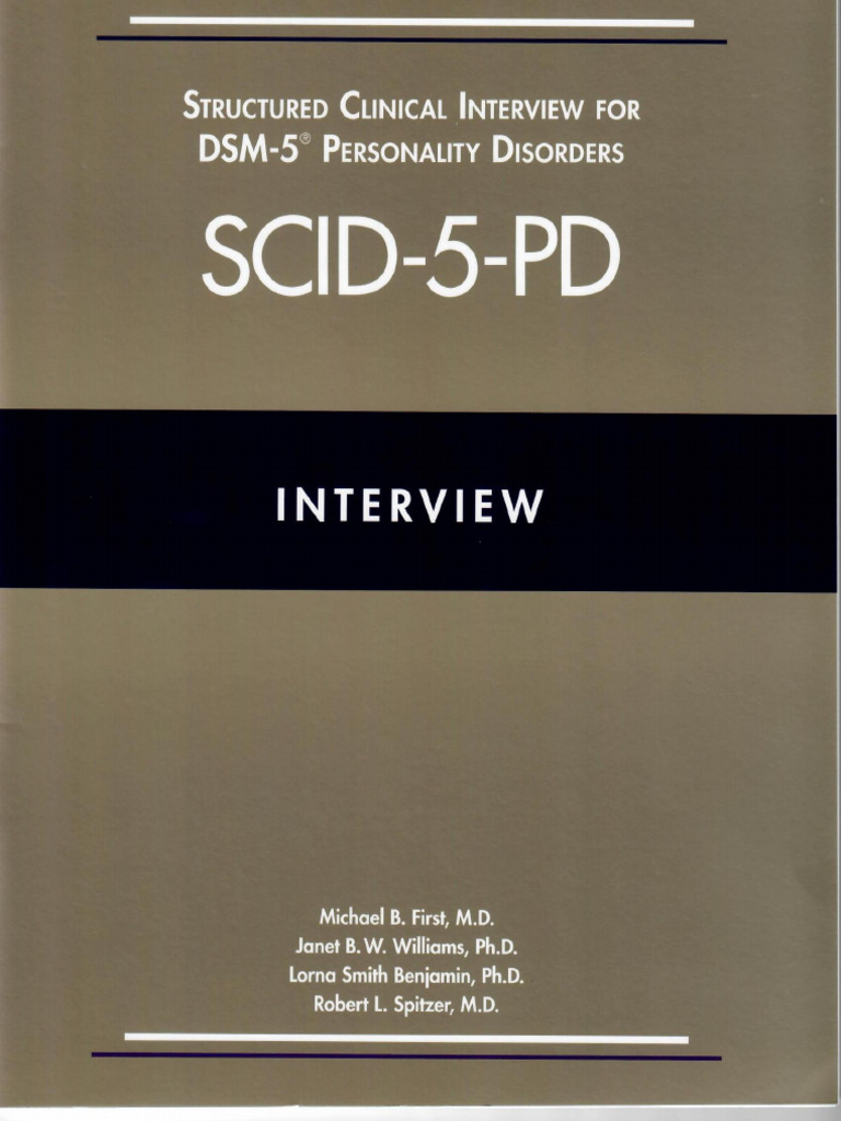 SCID -5-PD | PDF