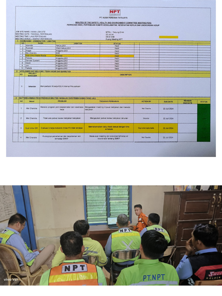 Safety meeting | PDF