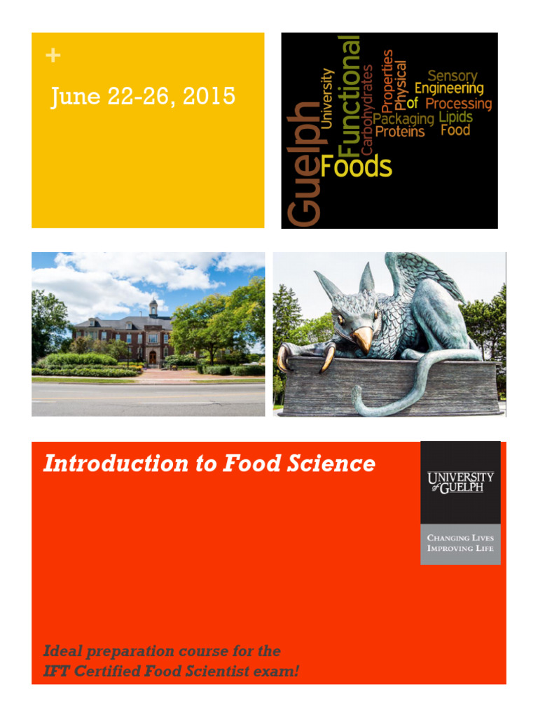 Food Science Course for Industry Pros | PDF | Science | Food Science