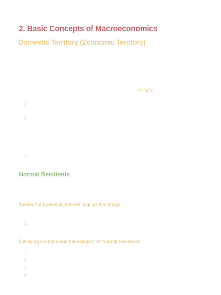 Basic Concepts of Macroeconomics | PDF | Finance & Money Management ...