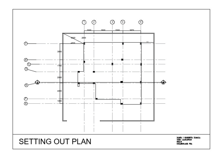 Setting Out Plan | PDF