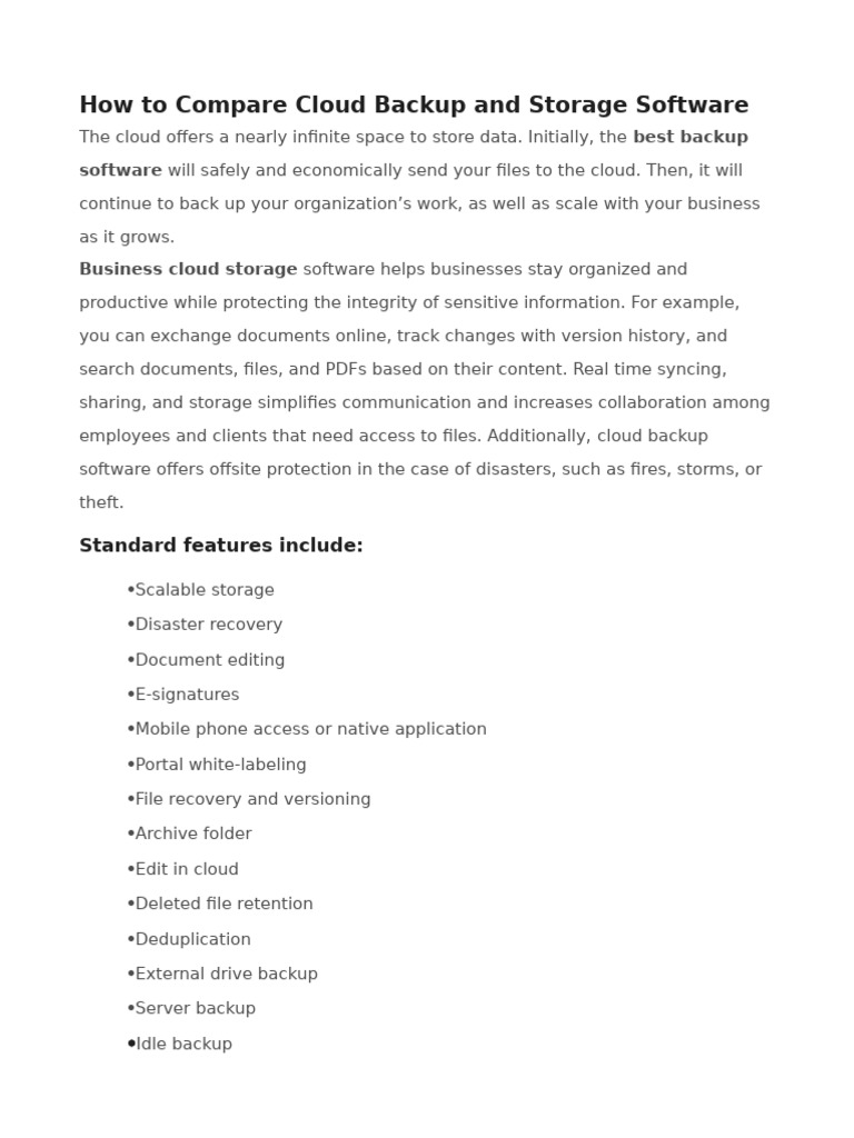 Fitur Cloud Storage | PDF